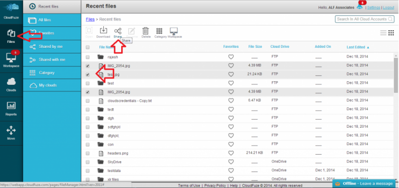 How to share files with password protection