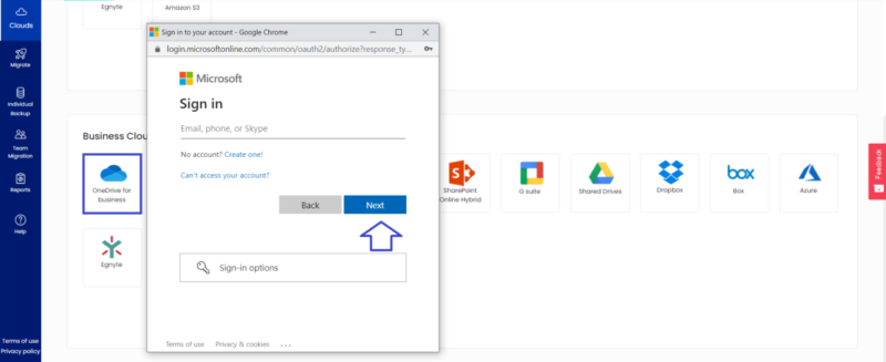 Migrate from DropBox to OneDrive for Business - CloudFuze