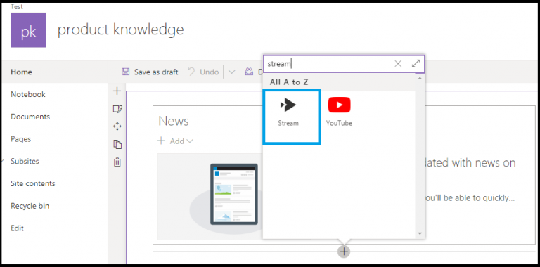 How to Add Microsoft Stream Content to SharePoint Online Pages