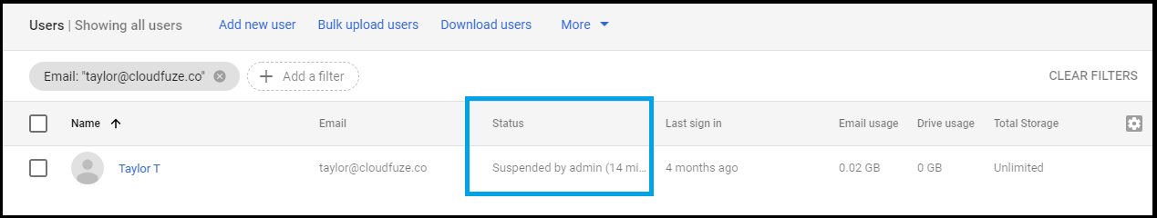 How to Restore a Suspended User in a G Suite Account
