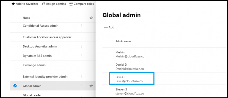 How to Assign the Office 365 Global Admin Role for a User