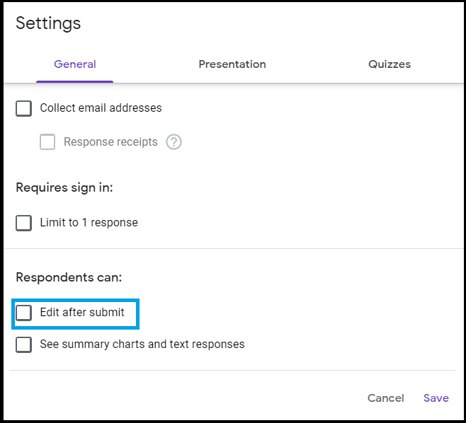 Four Google Form Settings You Should Be Aware of