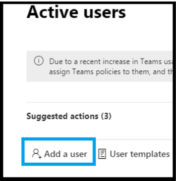 How to Add Active Users in Office 365 Admin Center