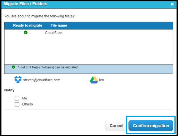 How to Initiate Cloud File Migration with CloudFuze