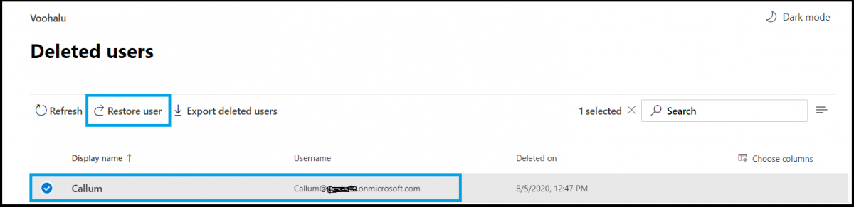 How to Restore an Office 365 User That Has Proxy Address Conflict