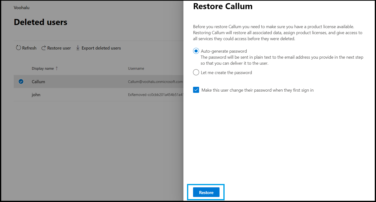 How to Restore an Office 365 User That Has Proxy Address Conflict