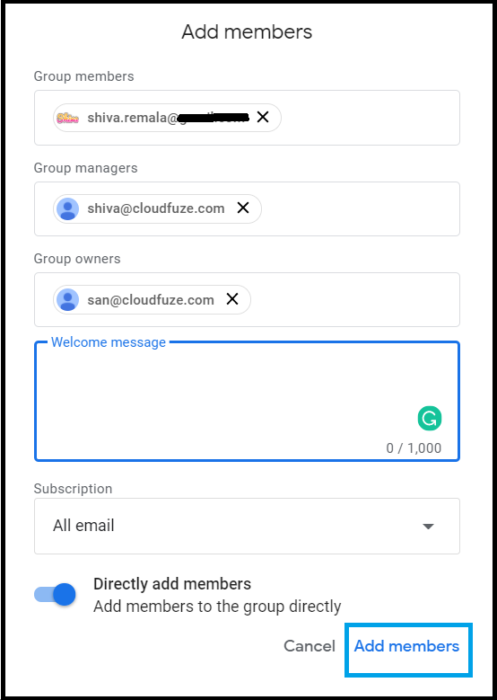 How to Create a Group and Add Members to It in G Suite?