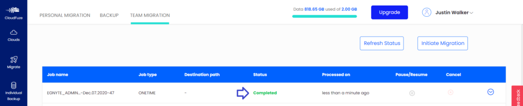 Transfer Files from Egnyte to Google Shared Drives - CloudFuze