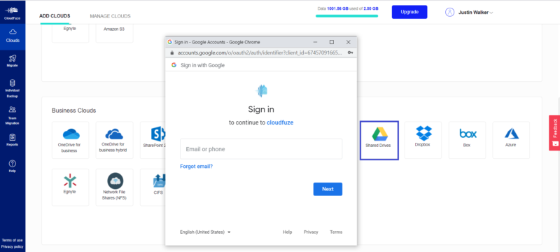Transfer Files from Google Shared Drives to SharePoint Online