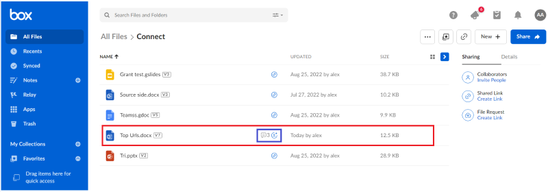 How to Move In-Line File Comments From Box to Google Drive.