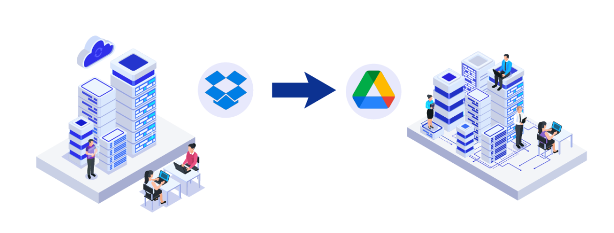 Challenges to Migrate Data from Dropbox to Google Drive