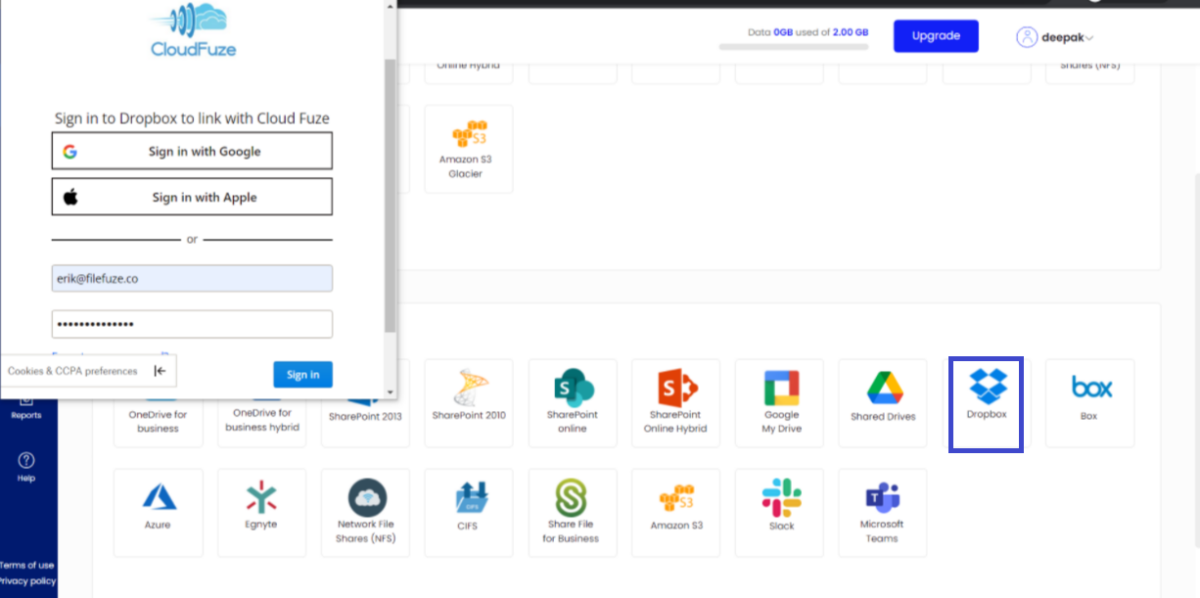 How to Transfer Files From Google Drive to Dropbox - CloudFuze