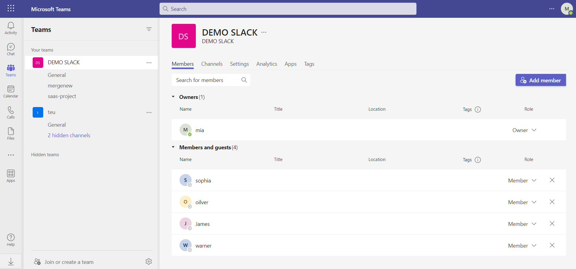 Accommodate Channels When Migrating from Slack to MS Teams