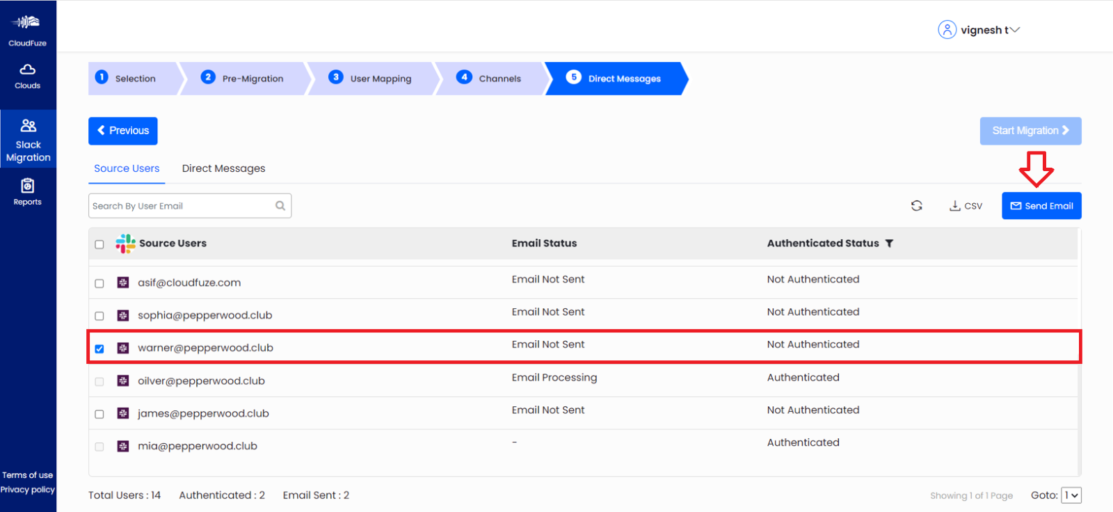 Slack Direct Messages Migration to Google Chat - CloudFuze