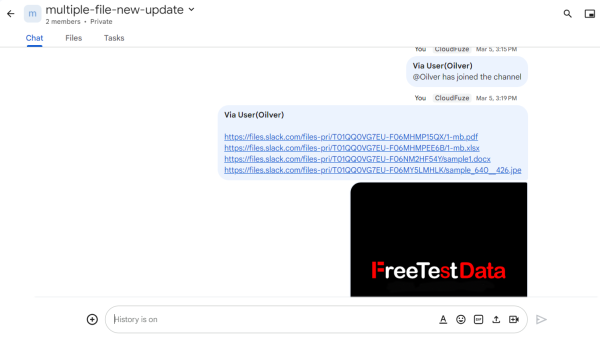 Migrate Slack to Google Chat with Message Attachments