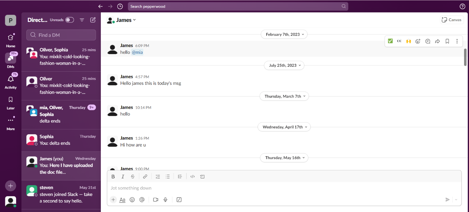 Migrate Slack Self Messages to Microsoft Teams with CloudFuze