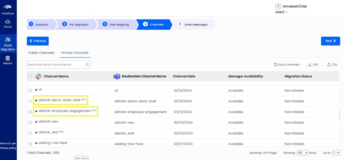 Migrate External Members of Slack Channels to Microsoft Teams