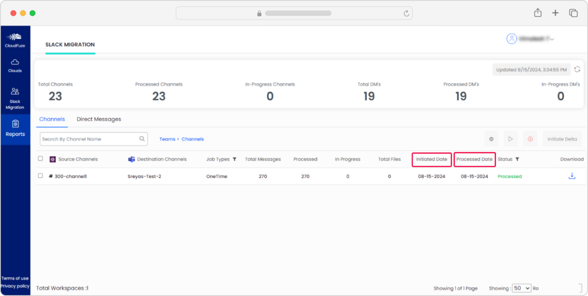 Monitoring Slack to Teams Transfers Just Got a Whole Lot Easier