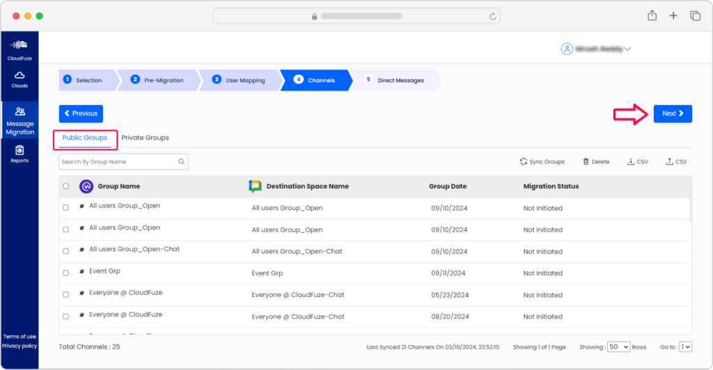 Meta Workplace to Google Chat Migration with CloudFuze