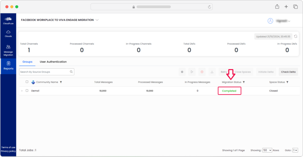 100% Successful Migration From Meta Workplace to Viva Engage