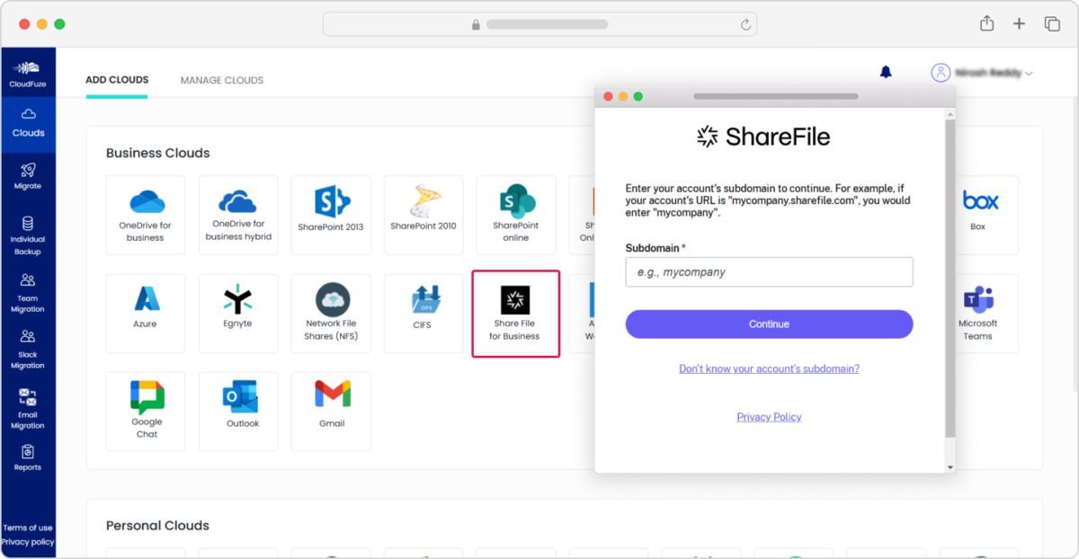 Migrate Data from ShareFile to Google Drive Successfully