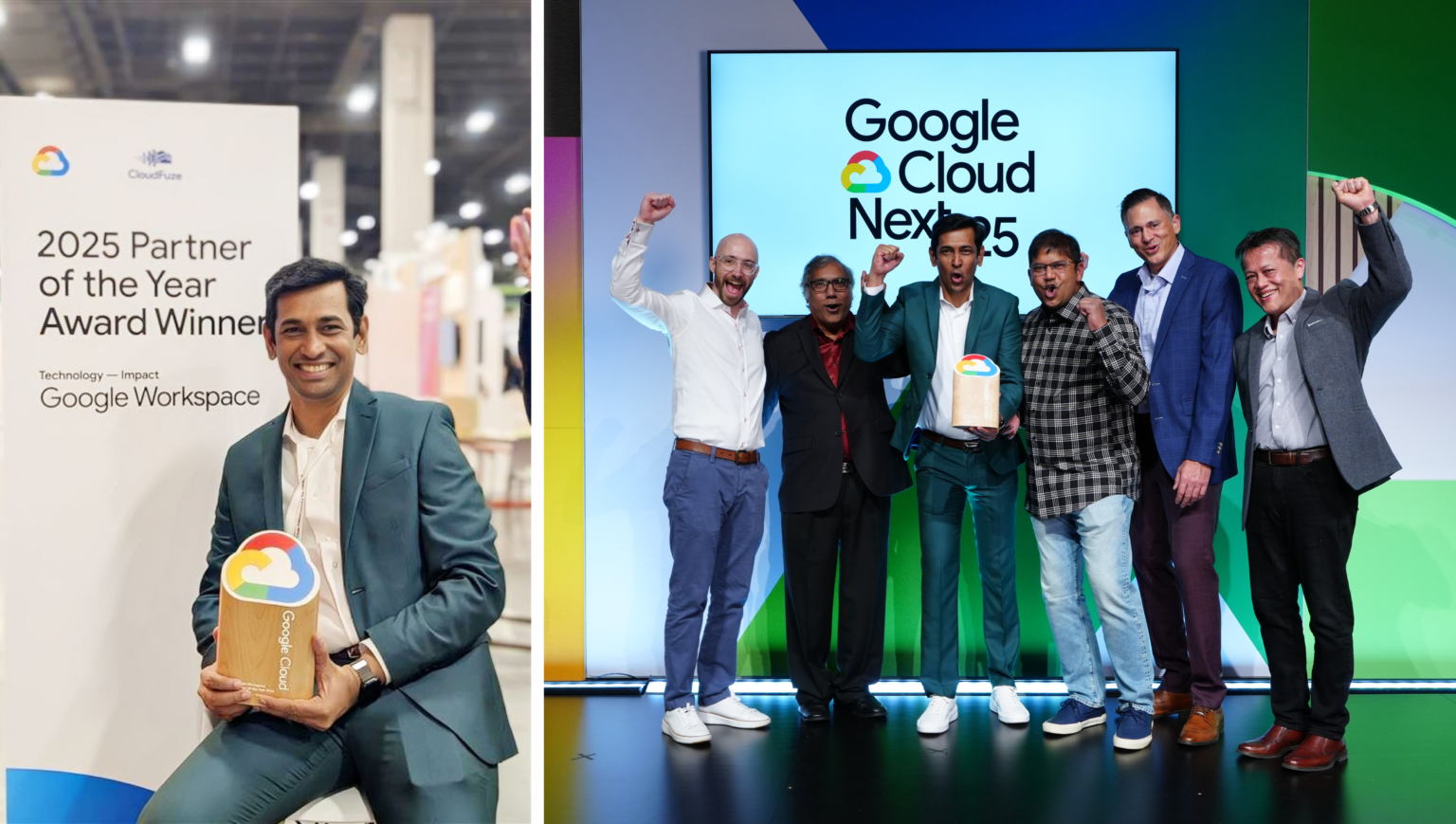 CloudFuze Wins 2025 Google Cloud Partner of the Year Award!