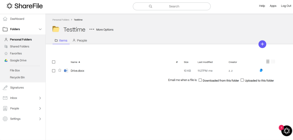 Copy Data to Google Drive from ShareFile with Timestamps Intact