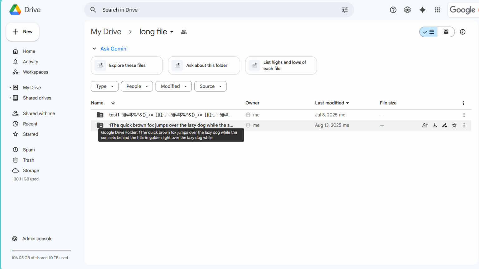 Copy ShareFile To Google Workspace with Long Folder Paths