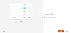 How to Create a Suggestion Box in SharePoint