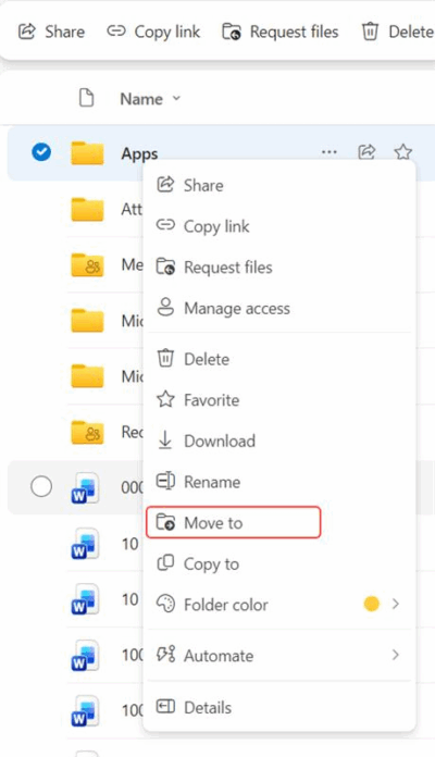 How To Move Files Between Different Drives in OneDrive?