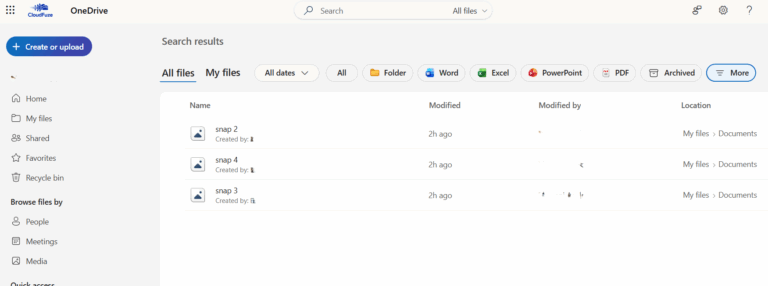 Steps to Recover Deleted Files from Microsoft OneDrive - CloudFuze