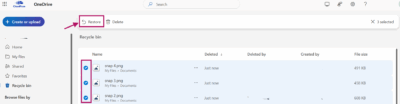 Steps to Recover Deleted Files from Microsoft OneDrive - CloudFuze